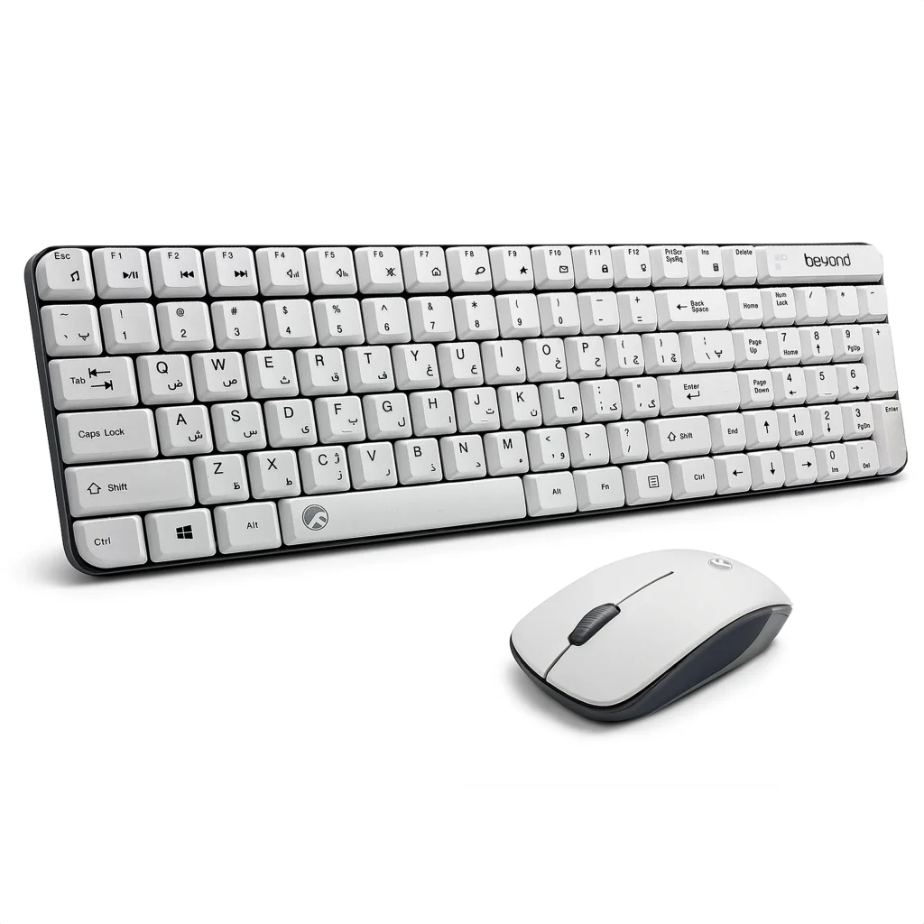 کیبورد و ماوس بی سیم بیاند مدل BMK-2261 RF - فروشگاه اینترنتی رهپویان انفورماتیک برتر