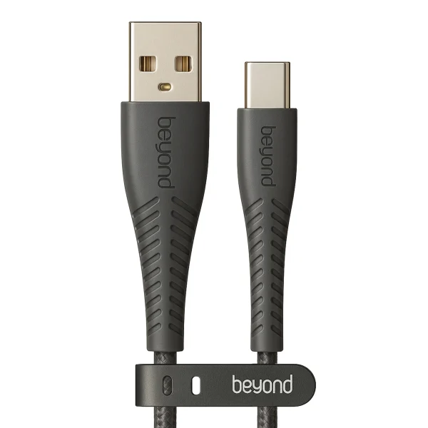 کابل شارژ کنفی تایپ سی بیاند مدل BUC-302 KF طول 2 متر - فروشگاه اینترنتی رهپویان انفورماتیک برتر